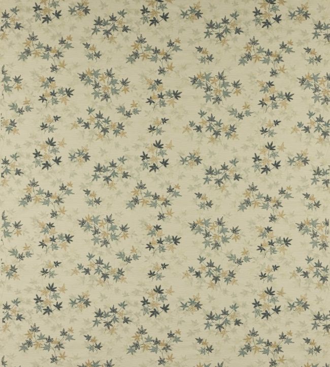 Acer Maple Fabric in Ivory/Blue by Jane Churchill | Jane Clayton