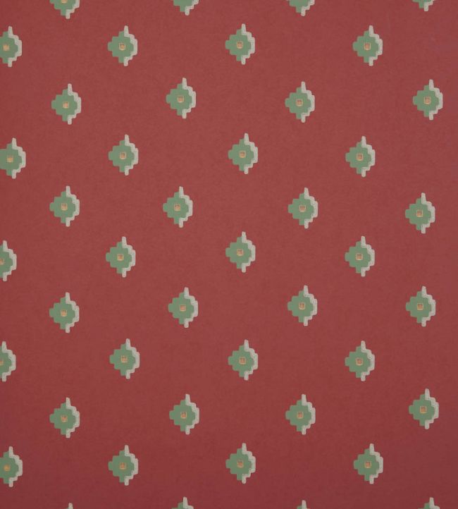 Adamas Tile Wallpaper in Lacquer by Liberty | Jane Clayton