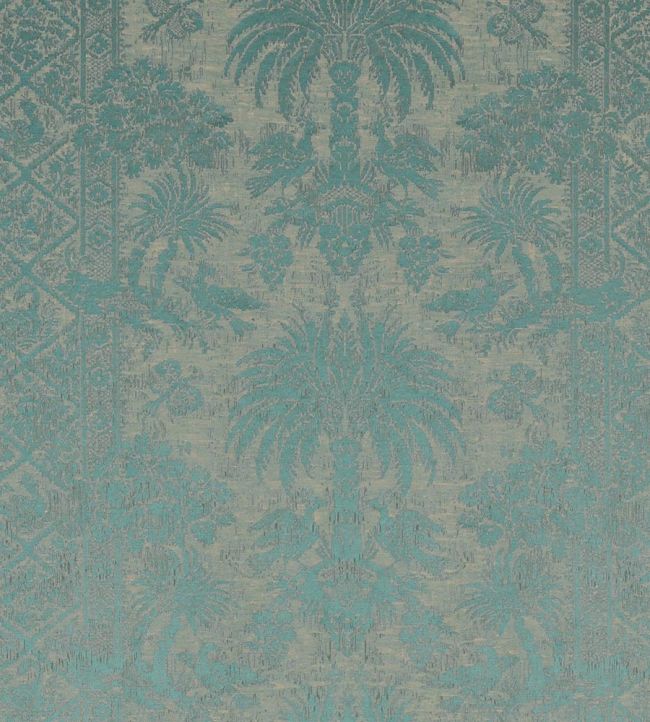 Alexandria PM Fabric in Teal by Nobilis | Jane Clayton
