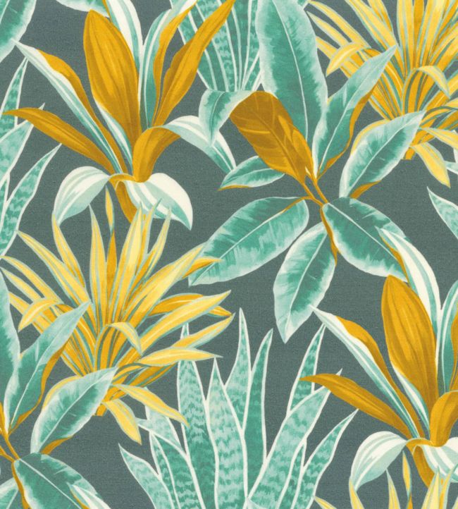 Aloe Vera Fabric in Night by Camengo | Jane Clayton