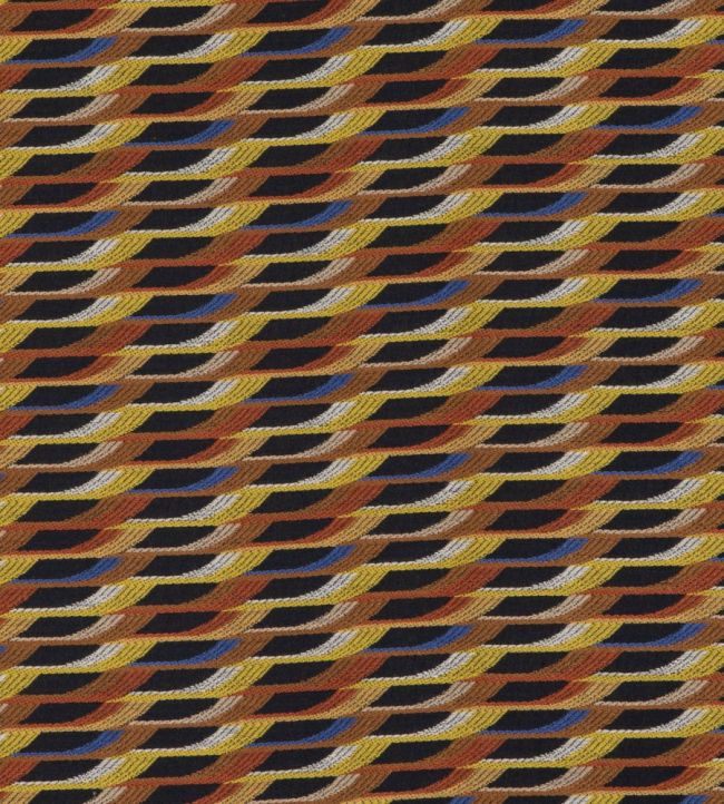 Alula Fabric in Indigo by Lelievre | Jane Clayton