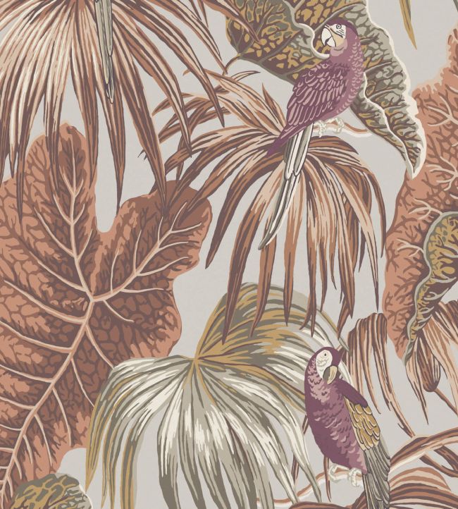 Amazon Wallpaper in Spice by Warner House | Jane Clayton