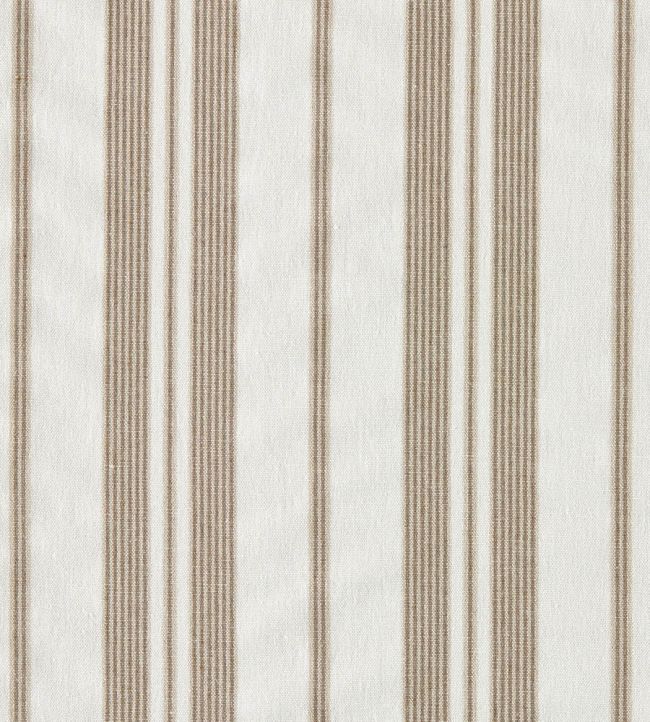 Amberley Stripe Fabric in Gritstone by Sanderson | Jane Clayton