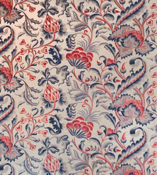 Amberley Fabric in Indigo, Rose & Dove by Titley and Marr | Jane Clayton
