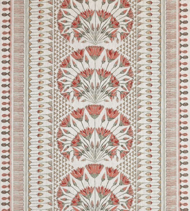 Cairo Fabric by Anna French in Coral | Jane Clayton