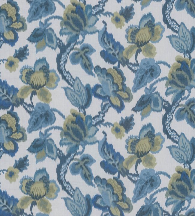Anya Fabric in Blue by Travers | Jane Clayton