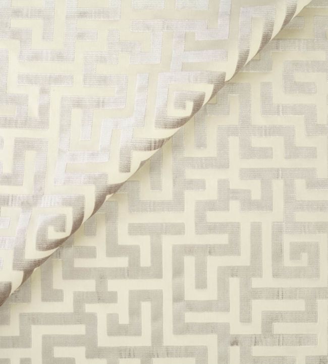 Apollon Fabric in Taupe Grey by Jim Thompson | Jane Clayton