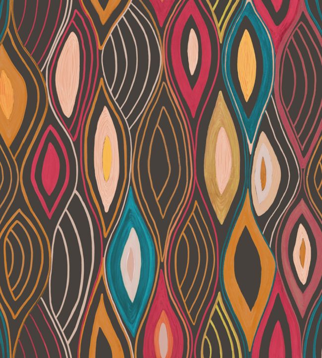 Arabesque Wallpaper mural in Un Toucher De Glamour by Elitis | Jane Clayton