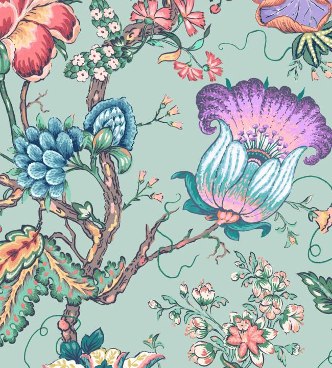 Arcadia Fabric in Mint by Woodchip & Magnolia | Jane Clayton