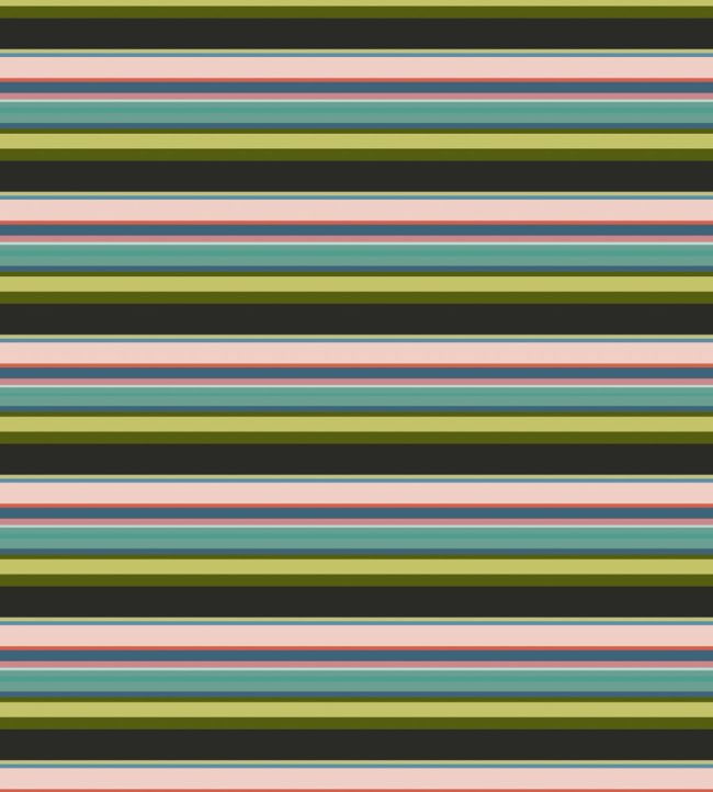 Arena Stripe Fabric in Coral by Arley House | Jane Clayton