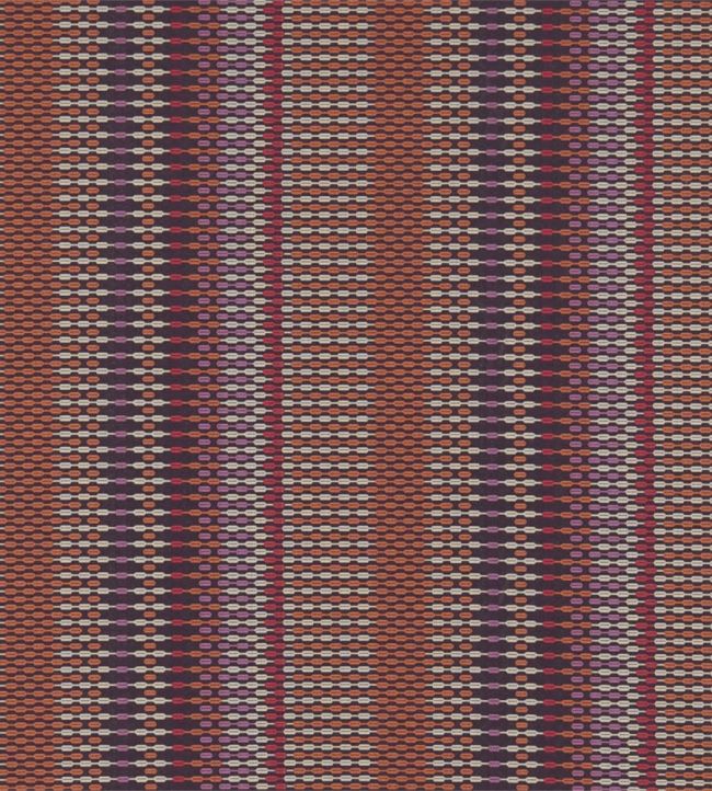 Array Fabric by Harlequin in Bitter Chocolate, Spice, Flame, Aubergine ...