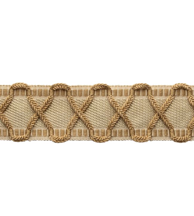 Bagatelle Border Trimmings in Gilded Gold by Samuel & Sons | Jane Clayton