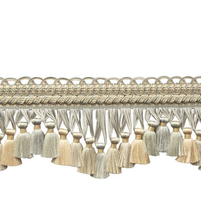 Bagatelle Scalloped Tassel Fringe Trimmings in Dewdrop by Samuel & Sons ...