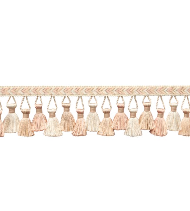 Bagatelle Tassel Fringe Trimmings in Petal by Samuel & Sons | Jane Clayton