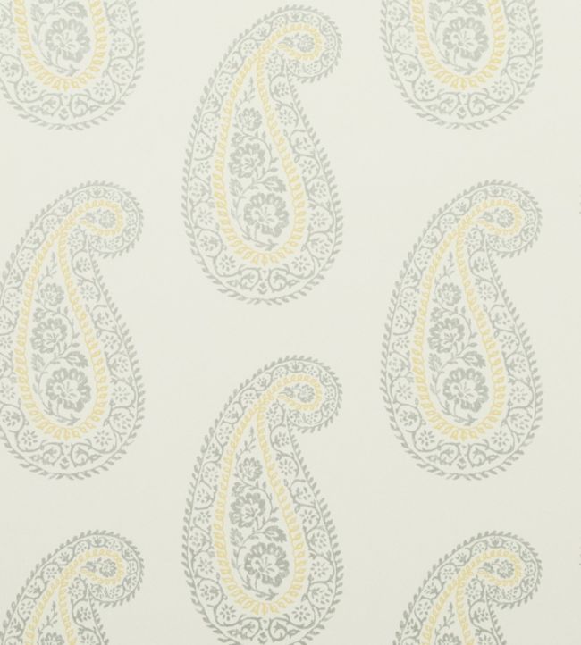 Madira Wallpaper by Baker Lifestyle in Grey/Yellow | Jane Clayton