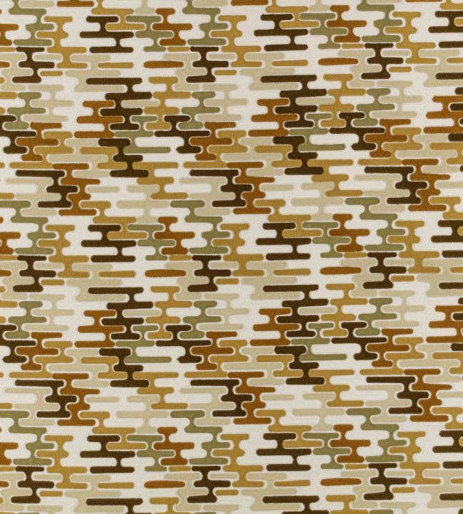 Baldessari Fabric in Tobacco by Zinc | Jane Clayton