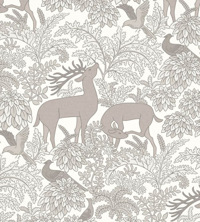 Balmoral Wallpaper in Natural by Warner House | Jane Clayton