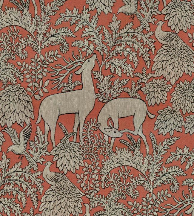 Balmoral Fabric in Spice by Warner House | Jane Clayton