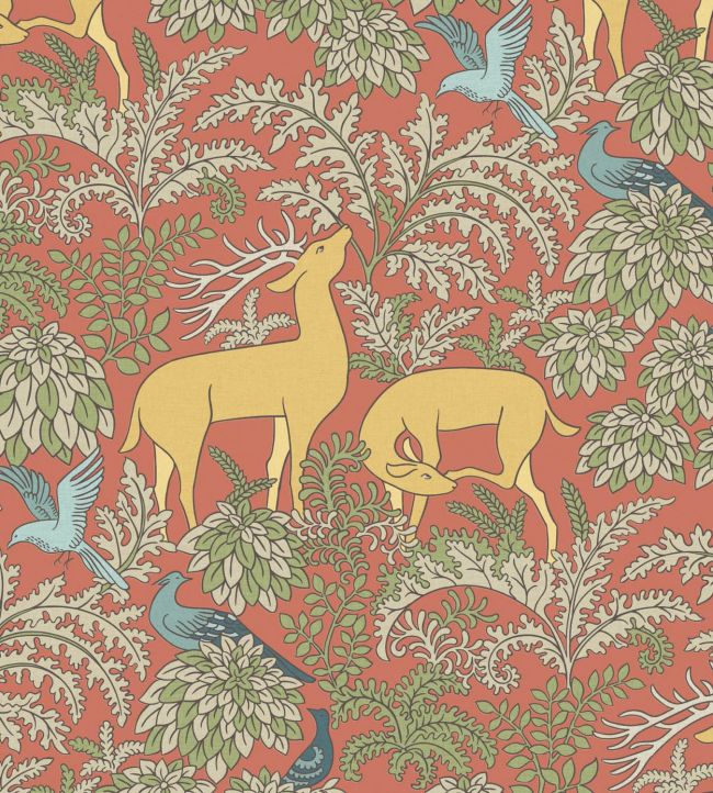 Balmoral Wallpaper in Spice by Warner House | Jane Clayton