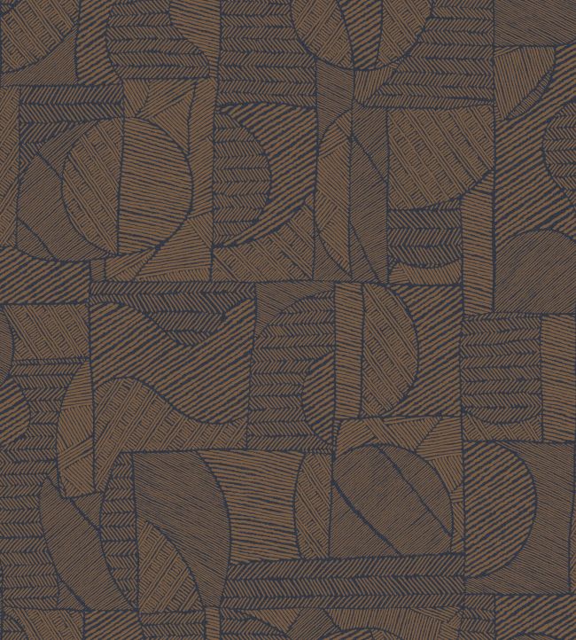 Baman Wallpaper in Encre by Casadeco | Jane Clayton