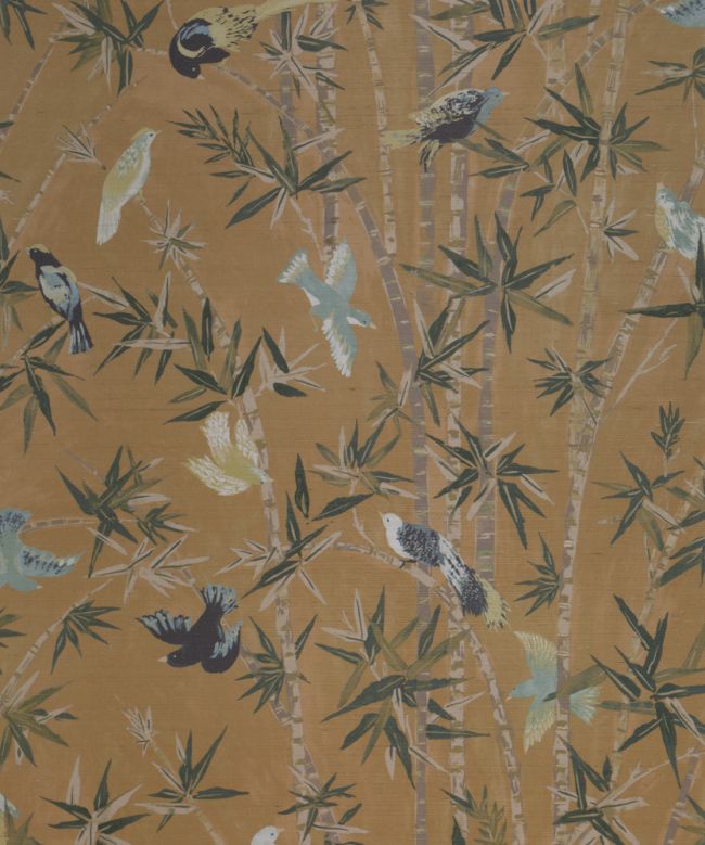 Bamboo Grove Wallpaper in 01 Old Gold by Madeaux | Jane Clayton