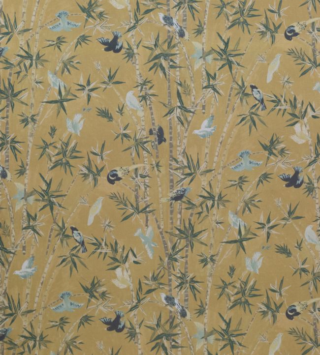 Bamboo Grove Fabric in 01 Old Gold by Madeaux | Jane Clayton