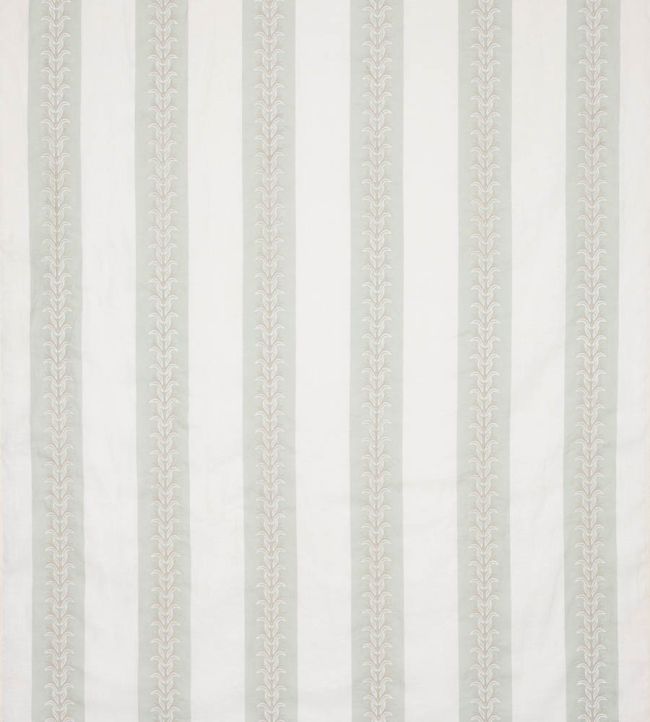Barton Stripe Fabric in Aqua by Colefax And Fowler | Jane Clayton