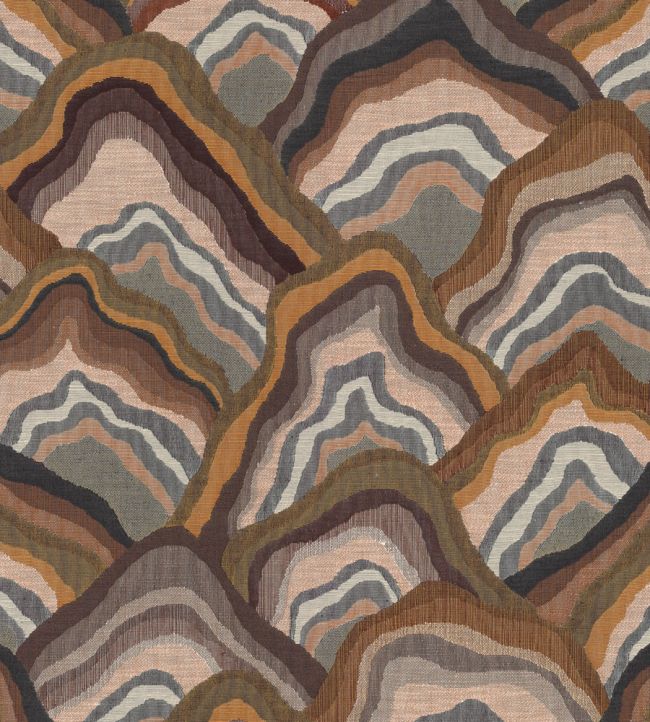 Baru Fabric in Rose Poudre/Mordore by Casamance | Jane Clayton