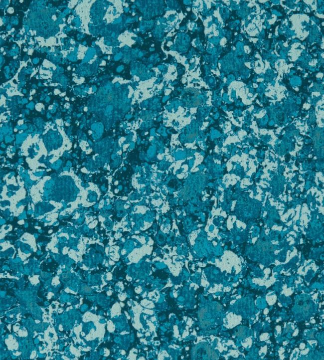 Basanite Fabric in Peacock by Clarke & Clarke | Jane Clayton