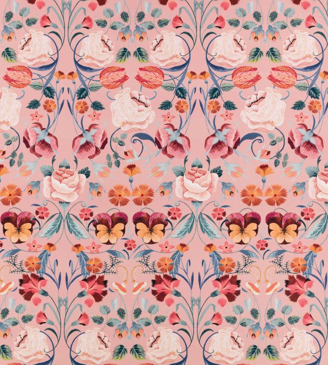 Bonita Fabric in Chateau Rose by Temperley London for Romo | Jane Clayton