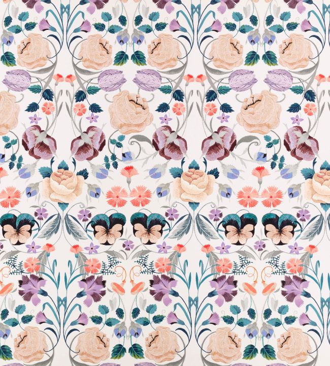 Bonita Fabric in Lilac Ash by Temperley London for Romo | Jane Clayton