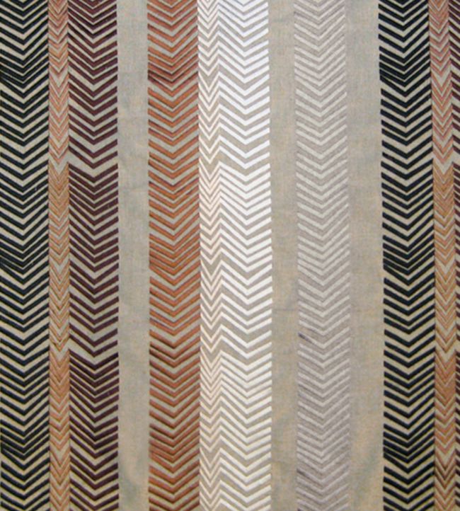 Bookend Fabric in Chocolate by Kit Kemp for Christopher Farr Cloth ...