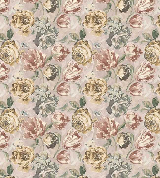 Bronte Wallpaper in Alabaster by Arley House | Jane Clayton