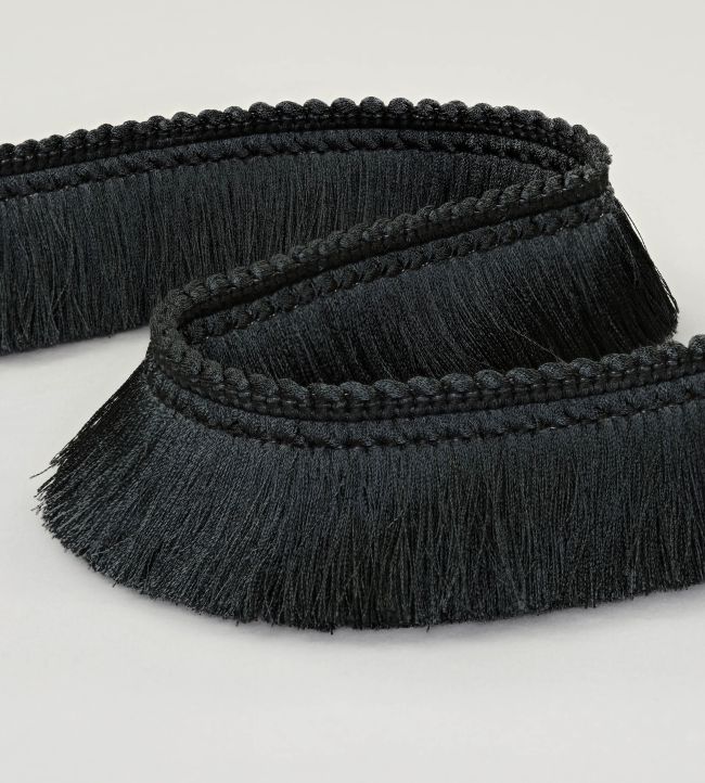 Brush Fringe Trimmings in Slate by Temperley London for Romo | Jane Clayton
