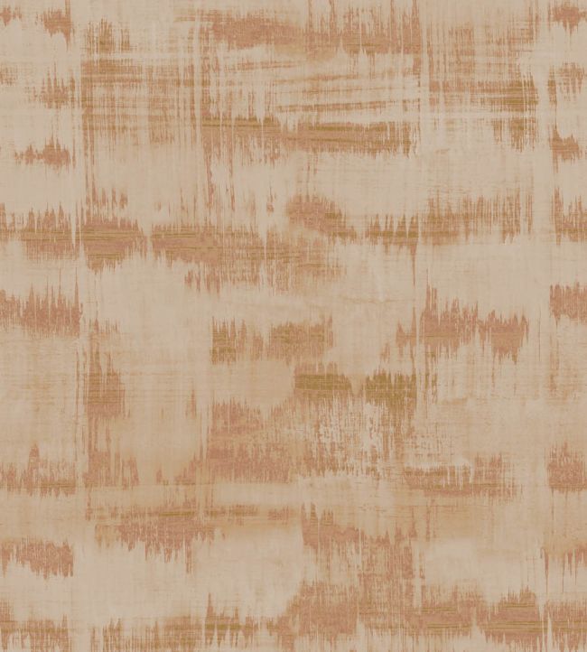 Cabin Vinyl Wallpaper in Rust by Christopher Farr Cloth | Jane Clayton
