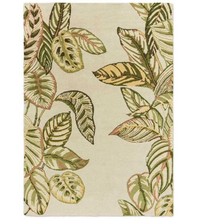 Calathea Rug in Samphire by Sanderson | Jane Clayton