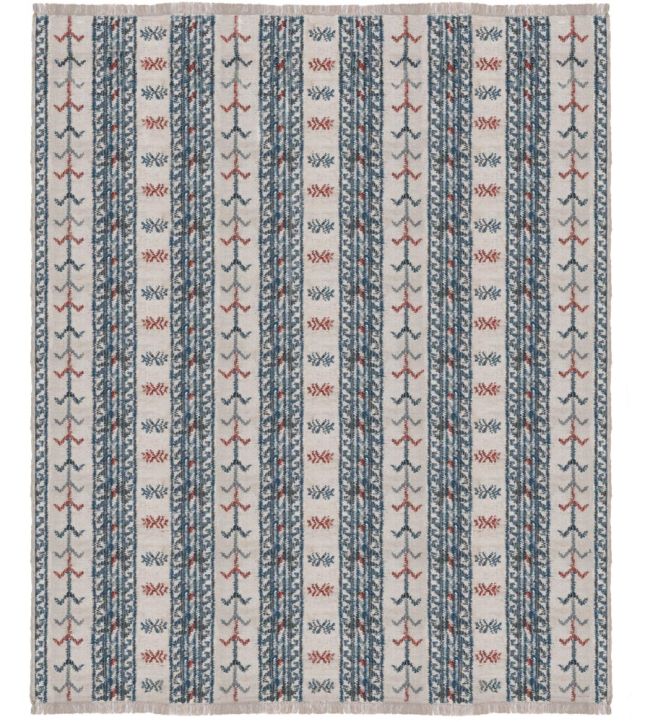 Camel Blanket Rug in Blue/Red by GP & J Baker | Jane Clayton