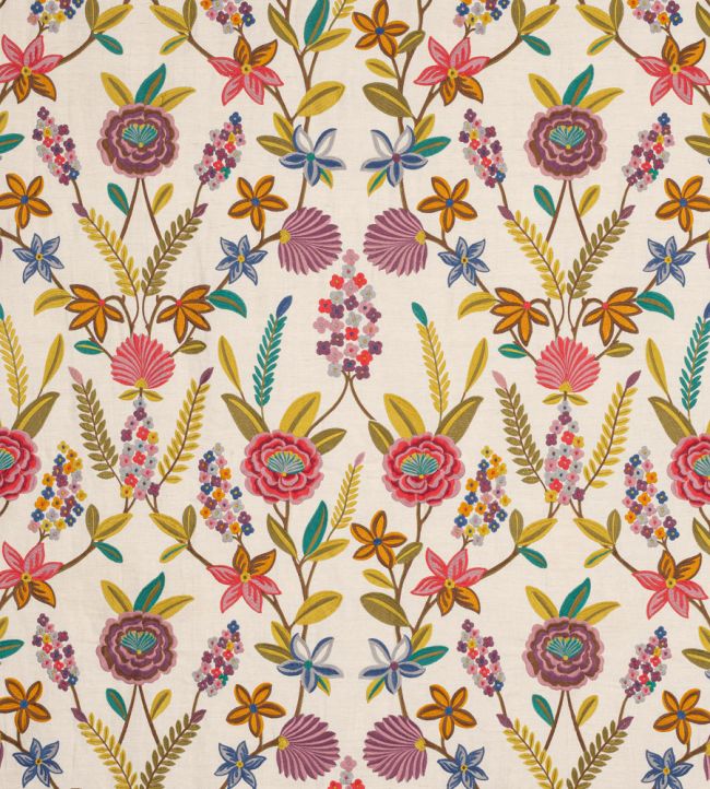 Camille Fabric in Multi by Jane Churchill | Jane Clayton
