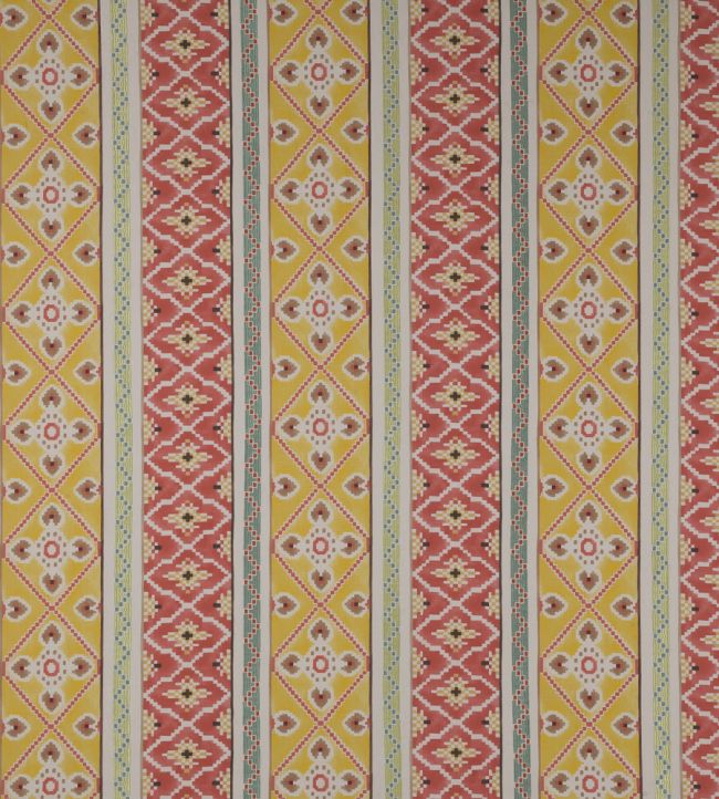 Capel Fabric in Red by Jane Churchill | Jane Clayton