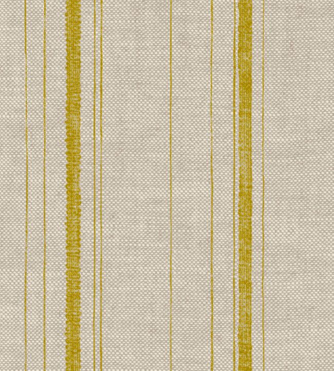 Carskiey Single Stripe Wallpaper in Yellow by Fermoie | Jane Clayton