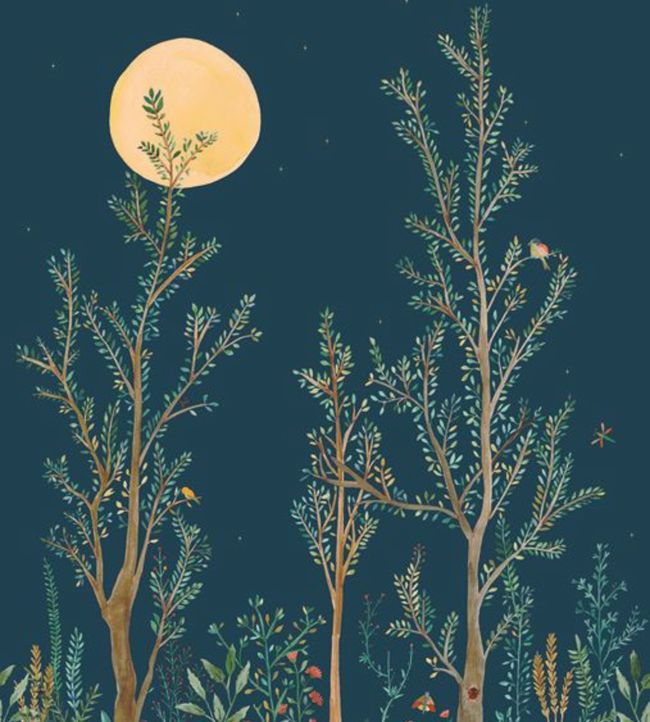 Midnight Walk Wallpaper Mural by Caselio in 6520 | Jane Clayton