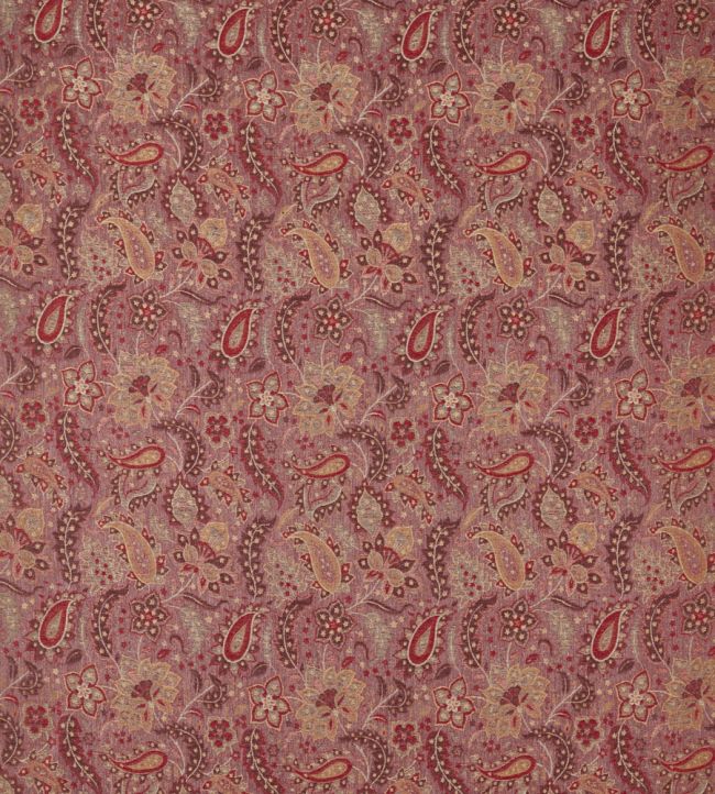 Caserta Paisley Fabric in Pale Ruby by Zoffany | Jane Clayton