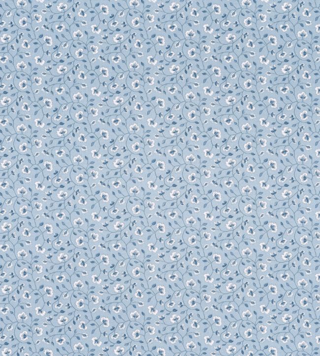 Chelsea Fabric in Blue by Anna French | Jane Clayton