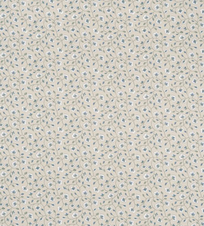 Chelsea Fabric in Slate & Linen by Anna French | Jane Clayton