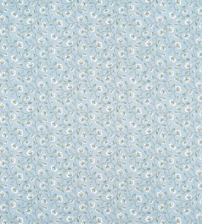 Chelsea Fabric in Soft Blue & Green by Anna French | Jane Clayton