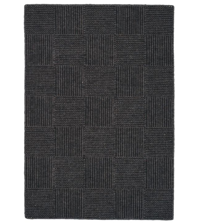Chess Rug by Linie Design in Charcoal | Jane Clayton