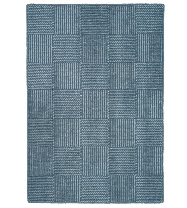Chess Rug by Linie Design in Ocean | Jane Clayton
