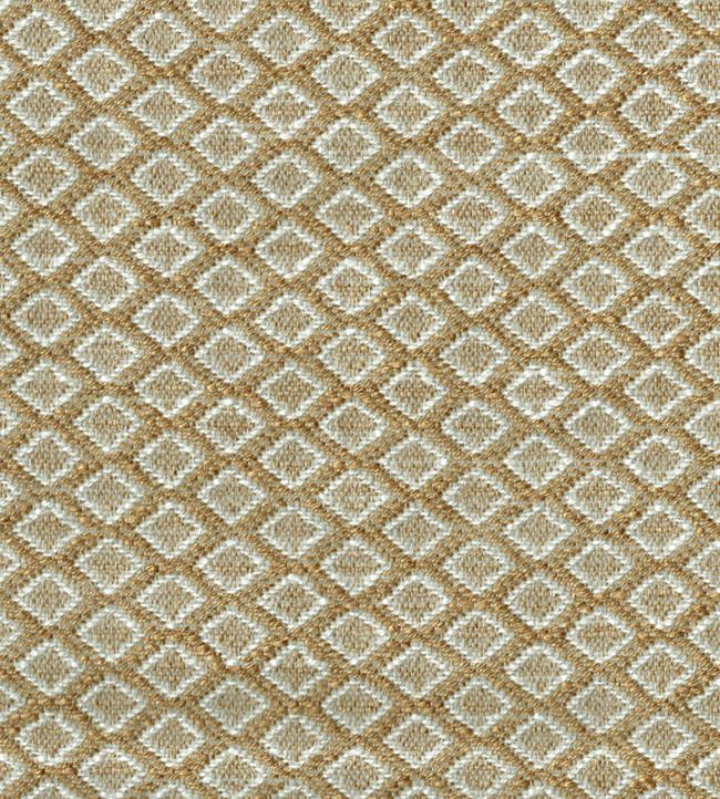 Chess Fabric in Gold by Titley and Marr | Jane Clayton