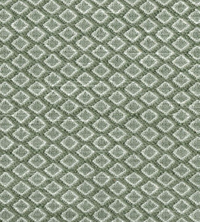 Chess Fabric in Green by Titley and Marr | Jane Clayton