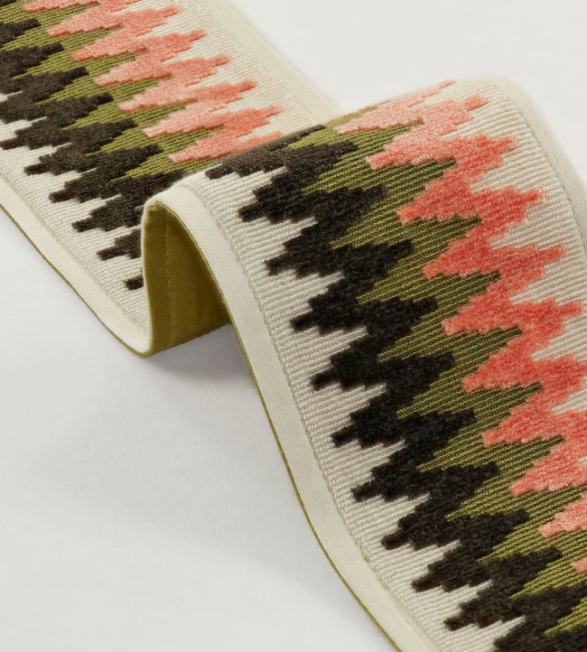 Chevron Braid Trimmings in Somerset Green by Temperley London for Romo ...